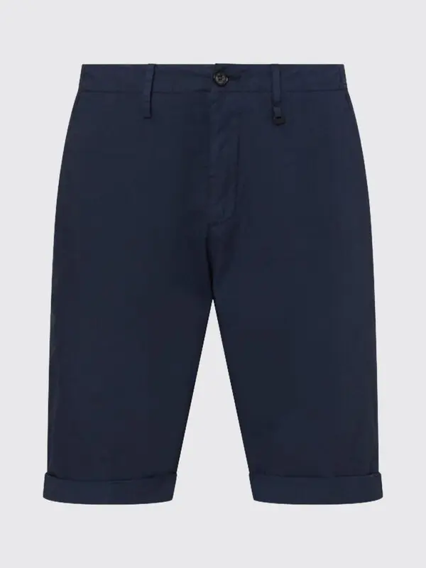 Liu Jo Stretch Cotton Chino Shorts With Slash Pockets And Belt Loops