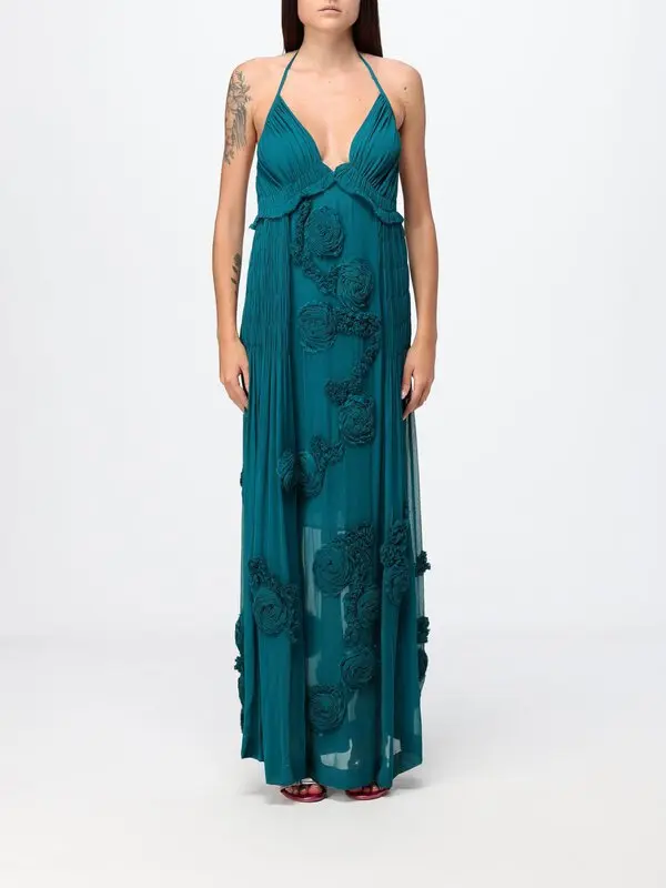 Dries Van Noten Dress - Petroleum Blue
