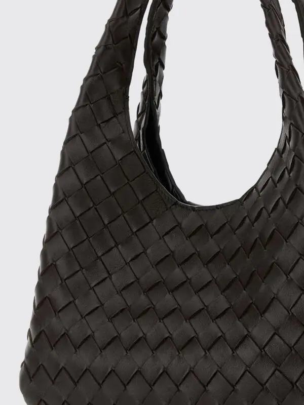Bottega Veneta Small Campana Shoulder Bag - Brown