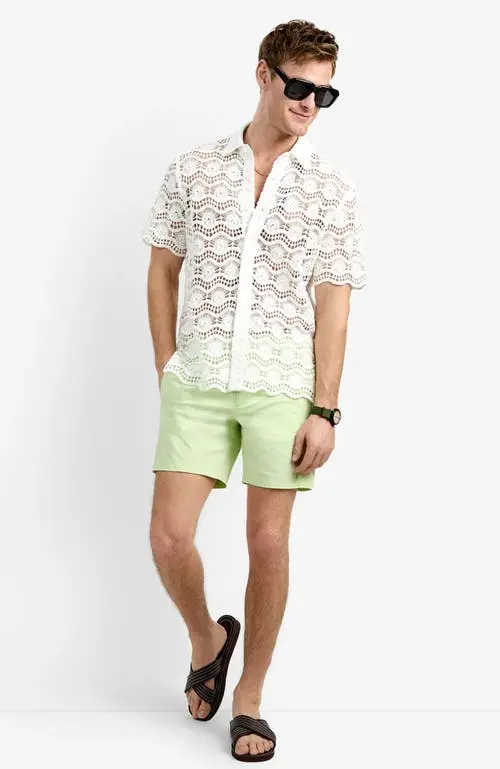 Mr Turk Long Beach Shirt - Whitewash