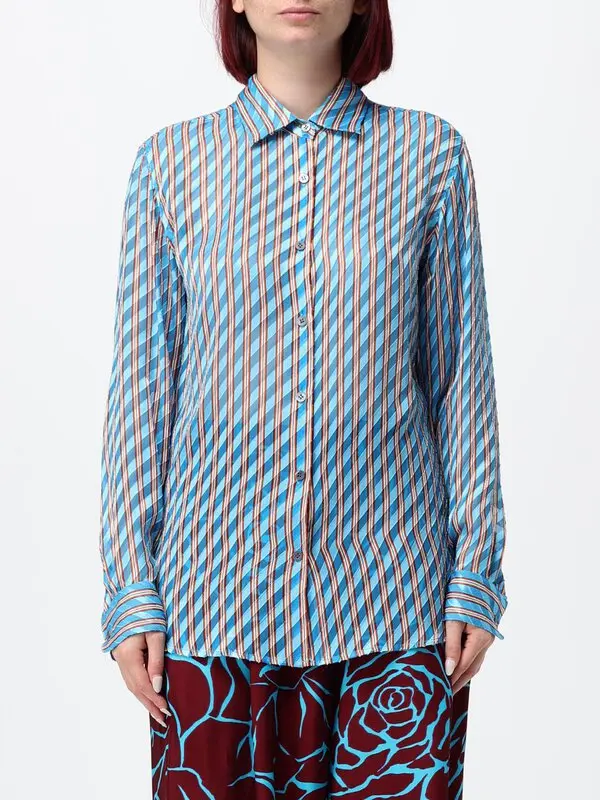 Dries Van Noten Shirt - Gnawed Blue