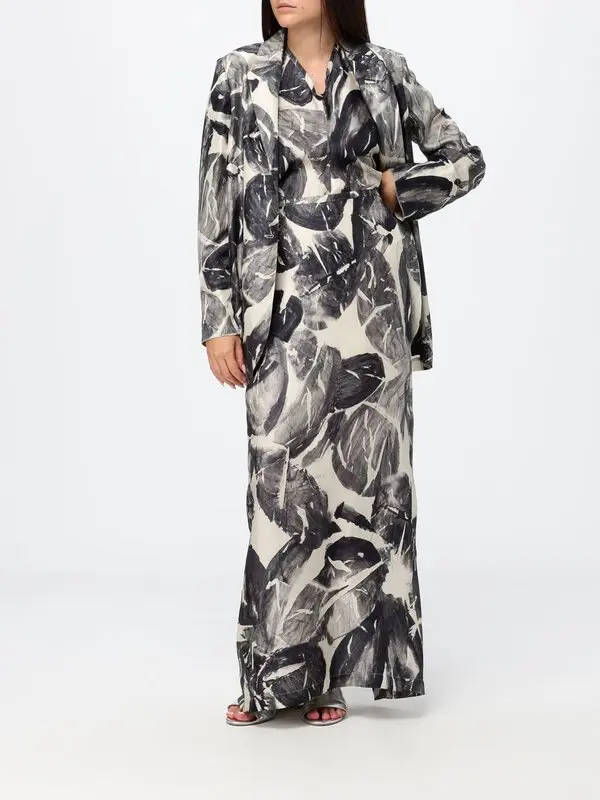 ALYSI Printed Maxi Skirt