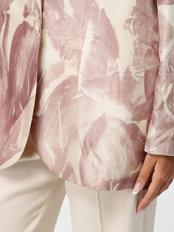 ALYSI Printed Blazer - Pink