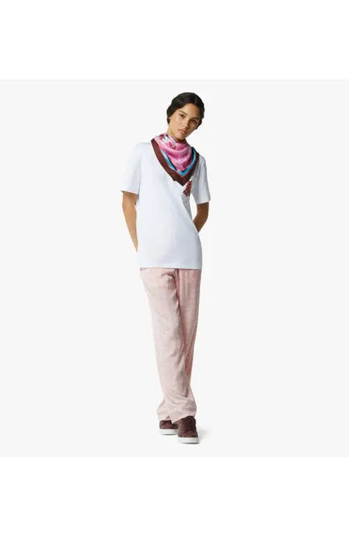 Mcm Character Disco Scarf In Organic Silk