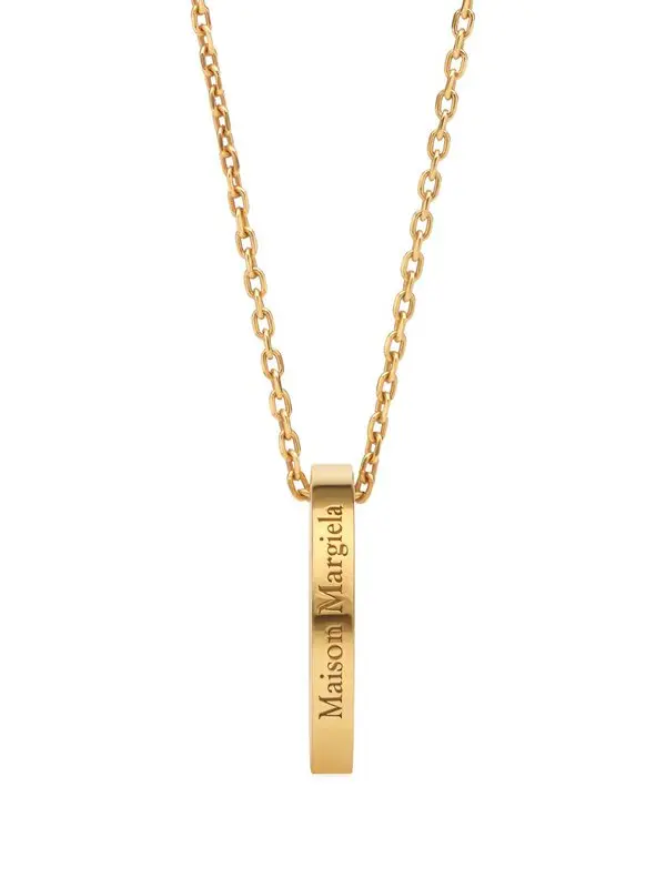 MAISON MARGIELA Necklace With Ring Pendant - Metallic