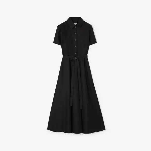 Burberry Cotton Lyocell Shirt Dress