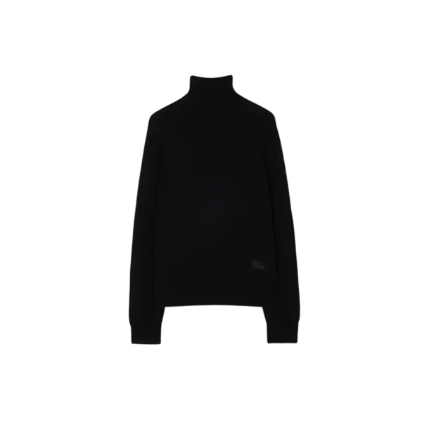 Burberry Cashmere Turtleneck Sweater - Black
