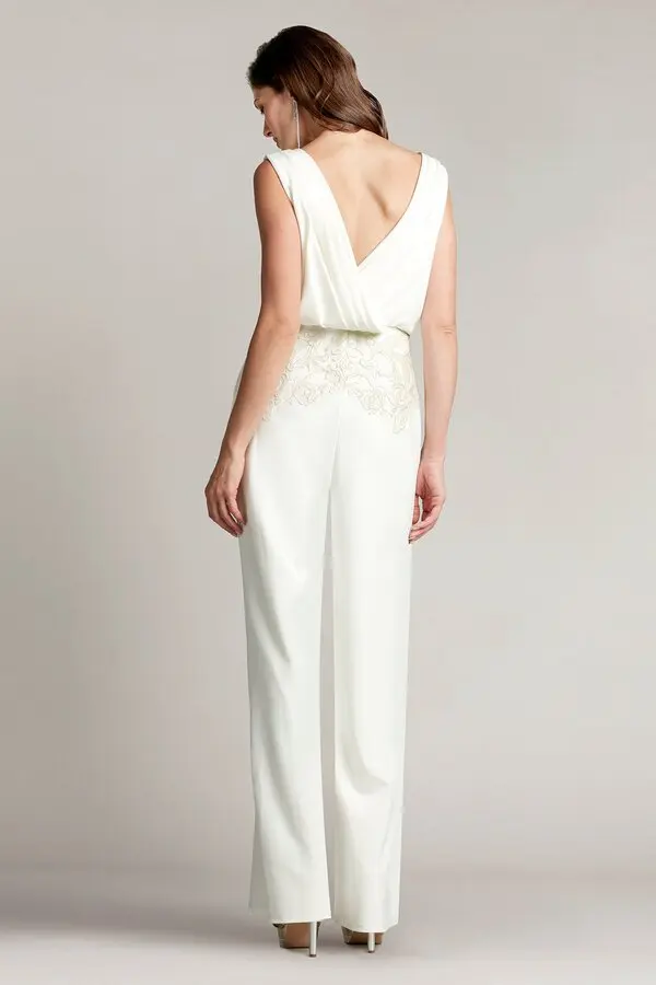 Tadashi Shoji Perin Back Drape Jumpsuit
