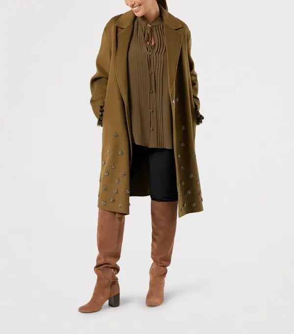 Marina Rinaldi Silk Tie-neck Blouse