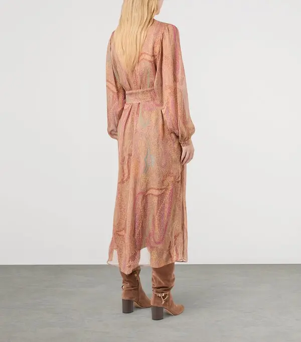 Marina Rinaldi Silk Printed Maxi Dress
