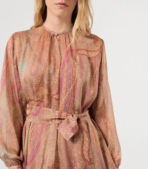 Marina Rinaldi Silk Printed Maxi Dress