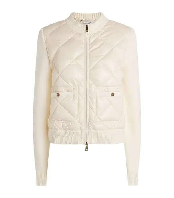 Moncler Cotton Quilted Hybrid Jacket
