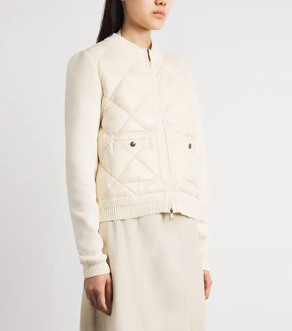 Moncler Cotton Quilted Hybrid Jacket