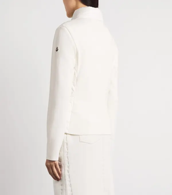 Moncler Cotton Quilted Hybrid Cardigan