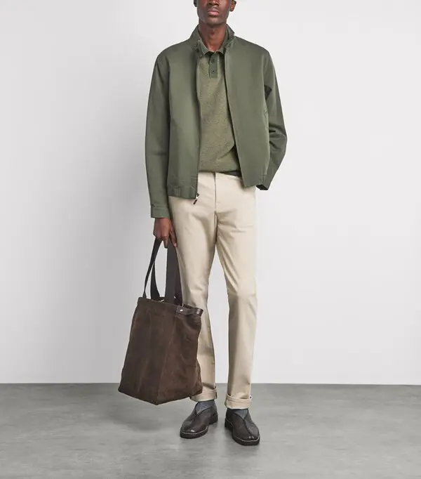 Vince Cotton-cashmere Polo Shirt