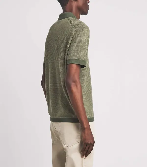 Vince Cotton-cashmere Polo Shirt