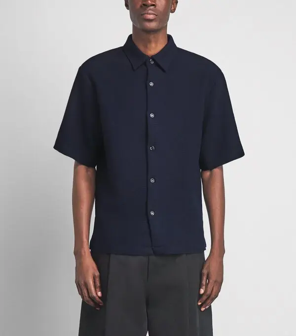 Sandro Textured Short-sleeve Shirt