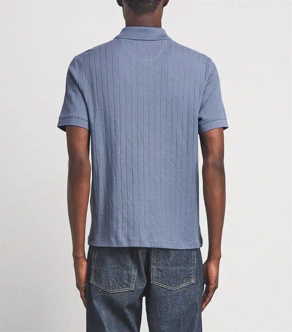 Vince Pima Cotton Knit Polo Shirt