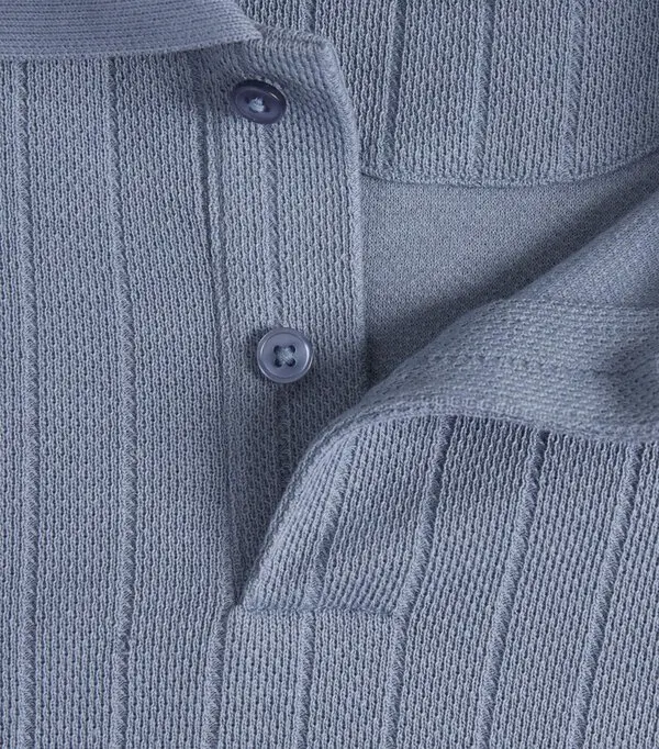 Vince Pima Cotton Knit Polo Shirt