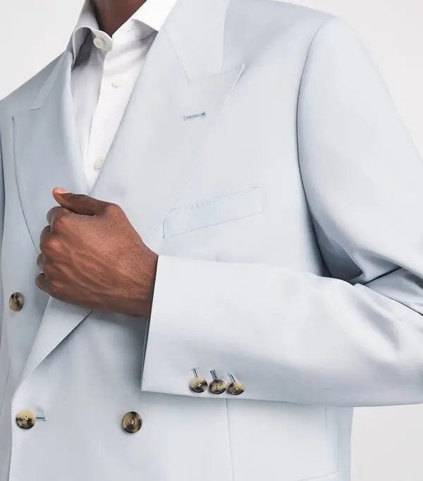 Paul Smith Wool-mohair Double-breasted Blazer