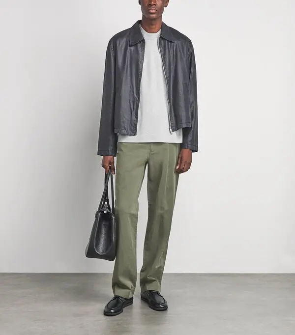 Vince Cotton-linen Louie Chinos