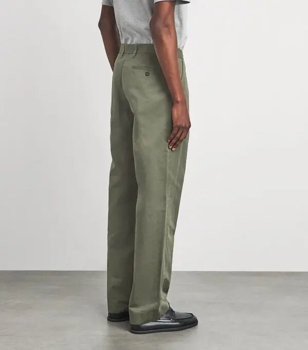 Vince Cotton-linen Louie Chinos
