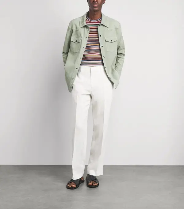 Paul Smith Suede Slim Overshirt