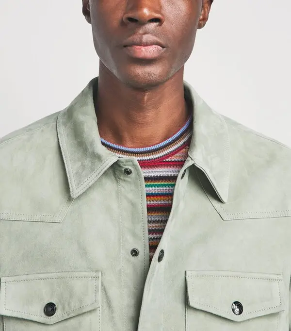 Paul Smith Suede Slim Overshirt