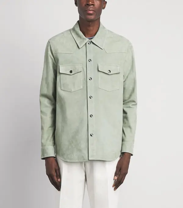 Paul Smith Suede Slim Overshirt