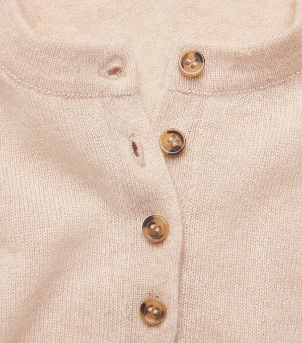 ME+EM Cashmere Short Sleeve Cardigan