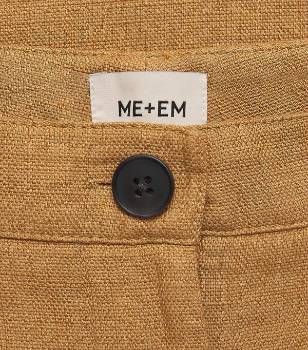 ME+EM Cotton Barrel-leg Trousers