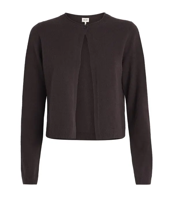ME+EM Cashmere Single-button Cardigan - Brown