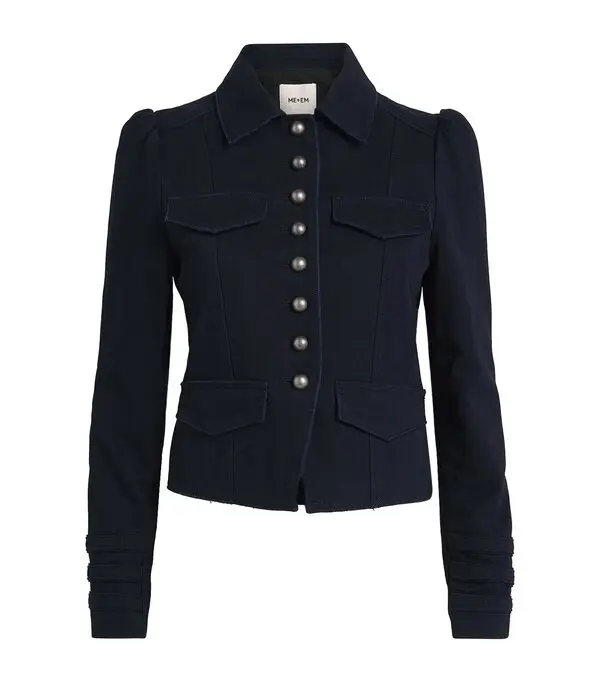 ME+EM Organic Twill Cropped Jacket