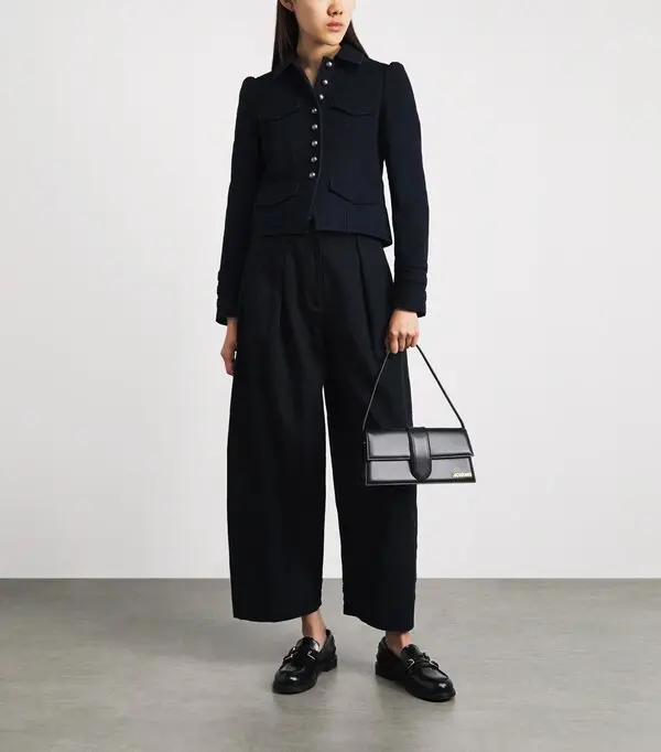 ME+EM Organic Twill Cropped Jacket