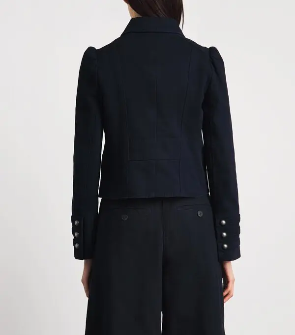 ME+EM Organic Twill Cropped Jacket