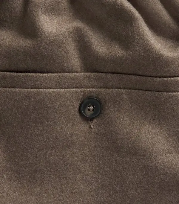Drole De Monsieur Virgin Wool-blend Drawstring Trousers