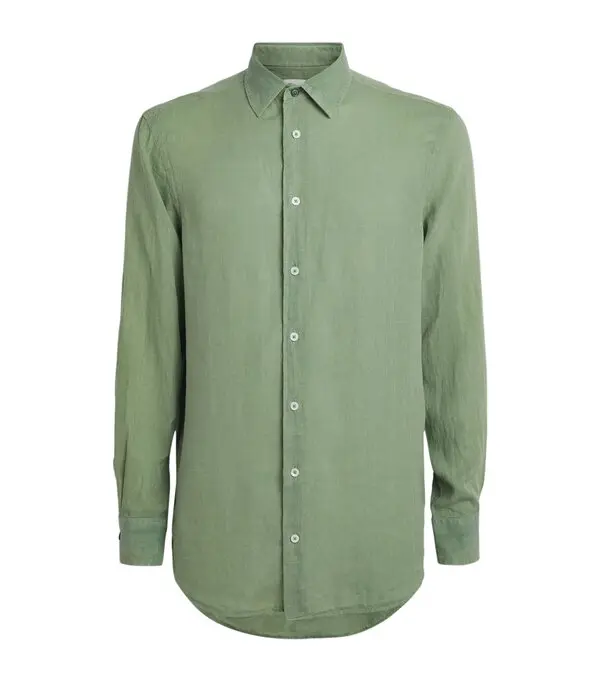 Paul Smith Linen Regular-fit Shirt - Green