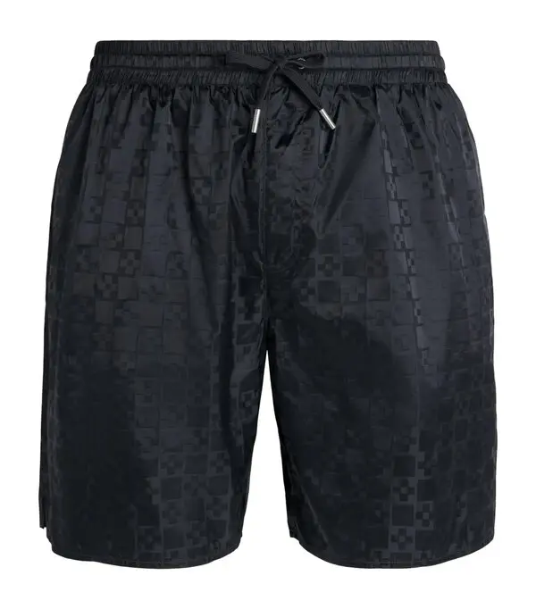 Sandro Jacquard Swim Shorts - Black