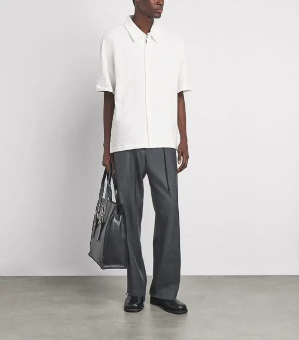 Sandro Cotton Jacquard Shirt