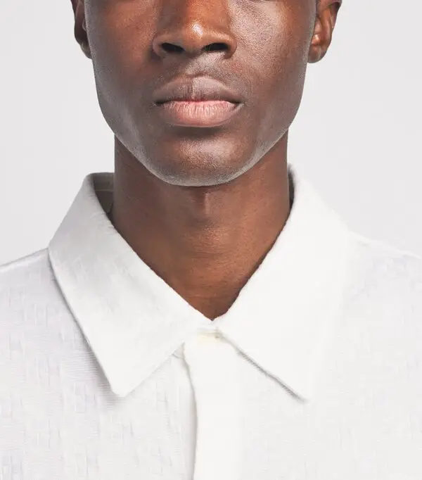 Sandro Cotton Jacquard Shirt