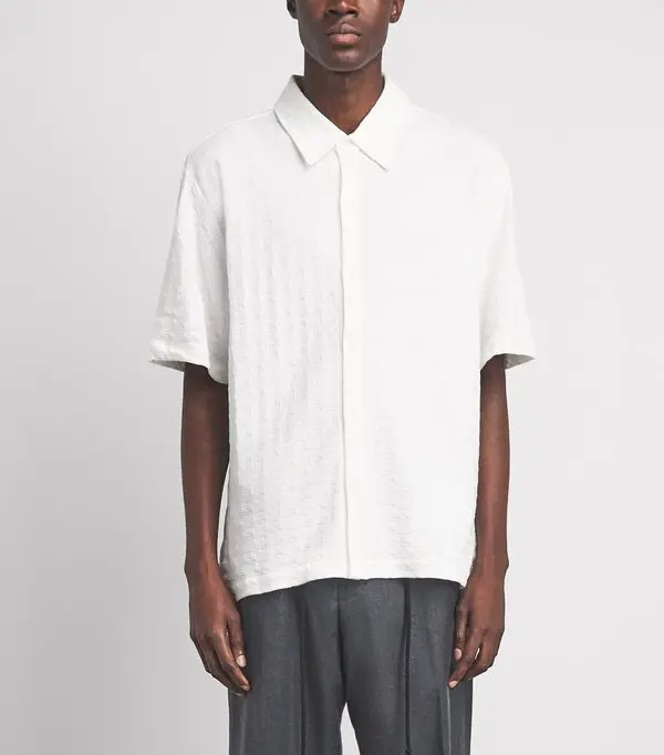 Sandro Cotton Jacquard Shirt