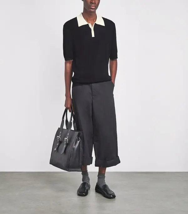 Sandro Contrast-collar Polo Shirt