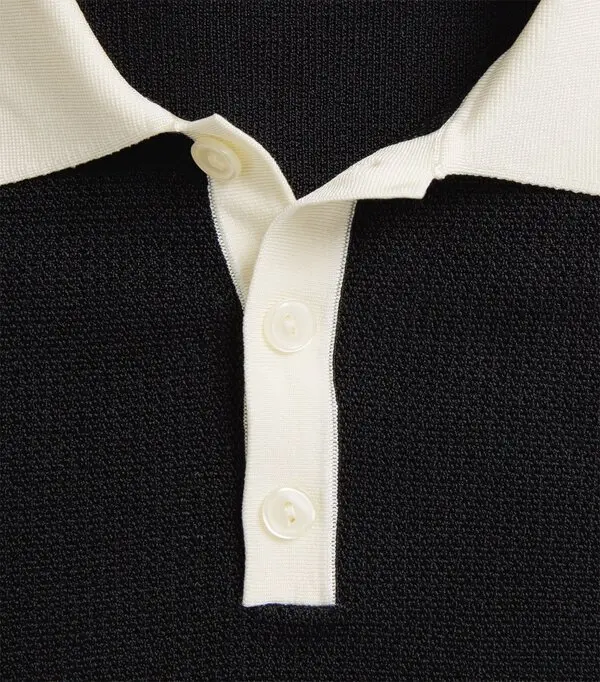Sandro Contrast-collar Polo Shirt
