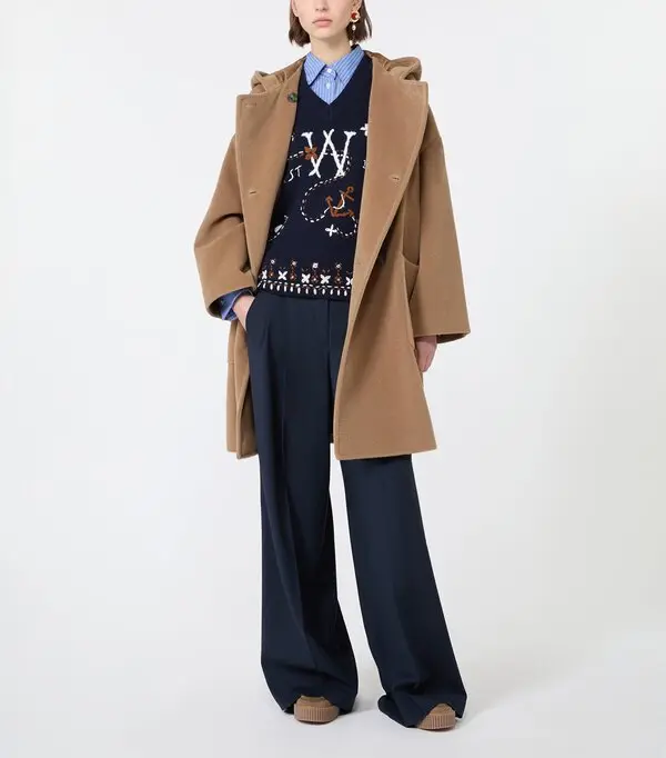 Max Mara Cotton Stripe Cropped Shirt