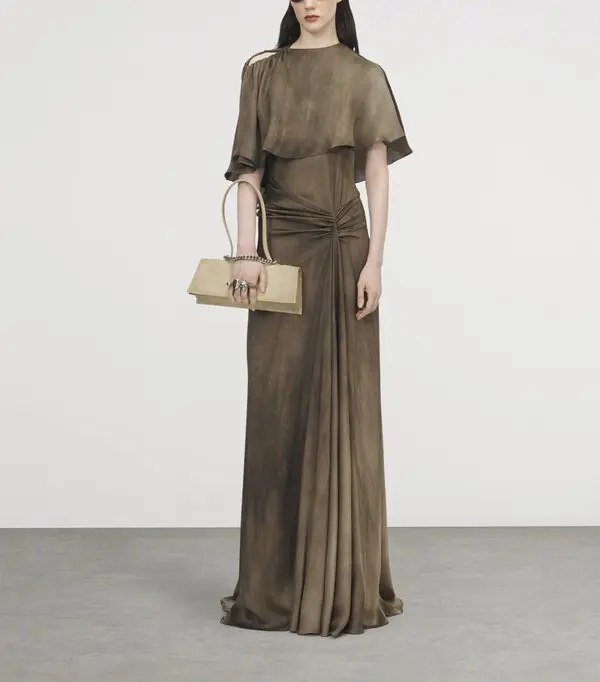 Alexander McQueen Asymmetric Cape Top