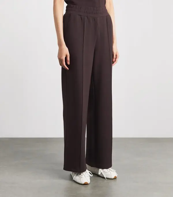 Varley Pleated Wide-leg Sweatpants