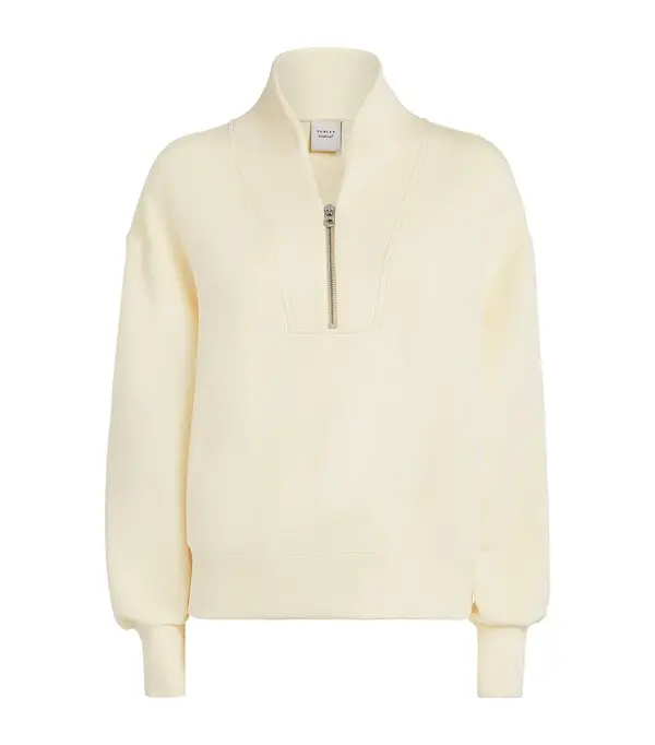 Varley Davidson Quarter-zip Sweatshirt - Ivory