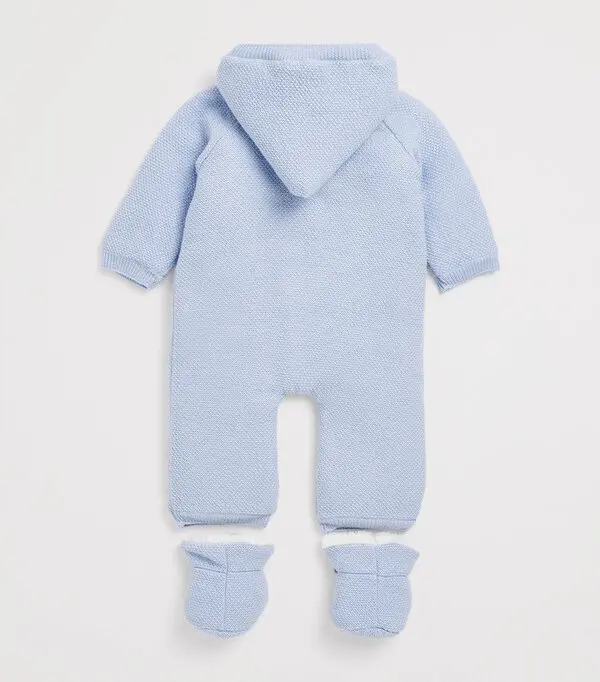PAZ RODRIGUEZ Virgin Wool Snowsuit And Booties Set