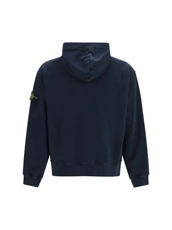Stone Island Hooded Sweatshirt With Front Pocket
