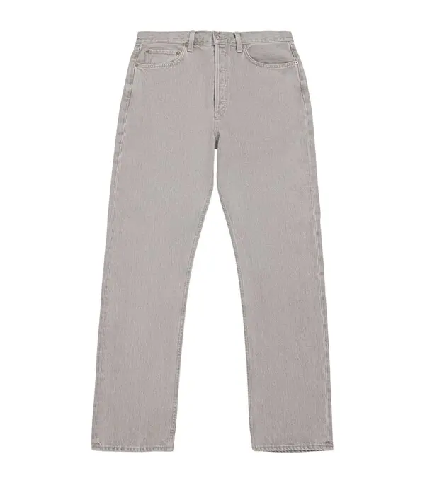 AGOLDE 90's Straight Leg Jeans - Beige